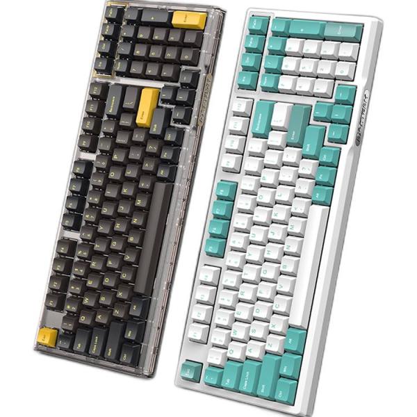 RX-STORM RX980 98键 2.4G蓝牙 多模无线机械键盘 云海 restorm限银轴 RGB【报价 价格 评测 怎么样】 -什么值得买