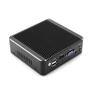 康耐信J1900/J4125迷你4网口千兆静音无风扇软路由器工控整机主机openwrt爱快LEDE J4125/4G内存+32G固态硬盘+电源 ...