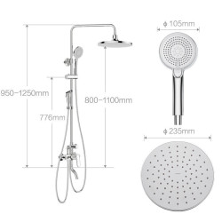 【省685元】九牧花洒_JOMOO 九牧 36482-592/1B-1 淋浴花洒套装多少钱-什么值得买