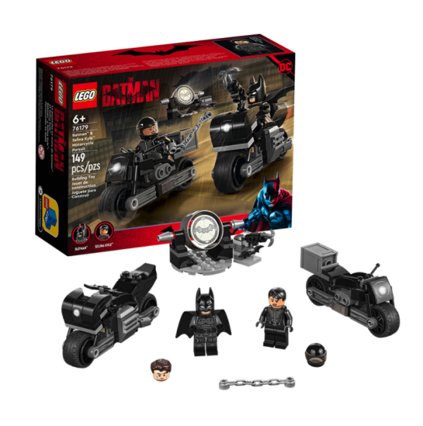 乐高拼插积木_LEGO 乐高 76179蝙蝠侠与赛琳娜·凯尔摩托车追逐多少钱-什么值得买