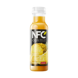 农夫山泉果汁饮料_NONGFU SPRING 农夫山泉 NFC果汁饮料（冷藏型）凤梨混合汁 300ml*4瓶多少钱-什么值得买
