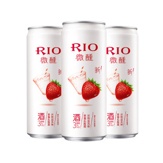 锐澳（RIO）洋酒 预调 鸡尾酒 微醺 3度 草莓乳酸菌味 330ml*12罐【报价 价格 评测 怎么样】 -什么值得买