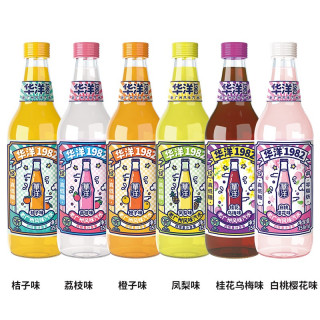 华洋 1982汽水 果汁型碳酸饮料358ml玻璃瓶整箱装低糖0脂肪网红饮品 混合装358ml*6瓶【报价 价格 评测 怎么样】 -什么值得买