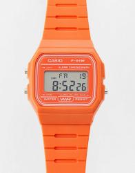 卡西欧男表_CASIO 卡西欧 Casio unisex digital watch in orange多少钱-什么值得买