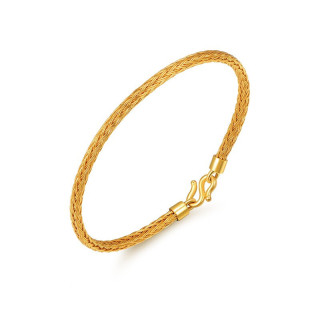 minGR 明牌珠宝 AFI0183 编织足金手镯 6.2cm 15.14g【报价 价格 评测 怎么样】 -什么值得买