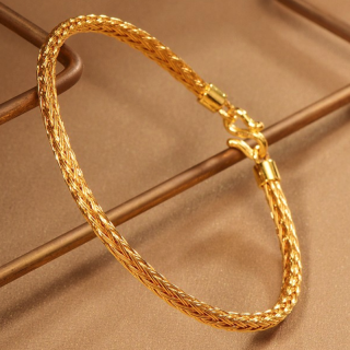 minGR 明牌珠宝 AFI0183 编织足金手镯 6.2cm 15.14g【报价 价格 评测 怎么样】 -什么值得买