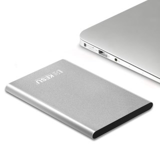 KESU 科硕 K201 2.5英寸Micro-B便携移动机械硬盘 320GB USB3.0 皓月银+硬盘防震包【报价 价格 评测 怎么样】 -什么值得买