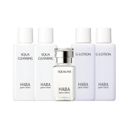 HABA护肤套装_HABA 哈巴护肤五件套旅行套装（白油15ml\/G露20ml*2\/卸妆油20ml*2） HABA护肤旅行套装多少钱-什么值得买