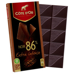 克特多金象糖果巧克力_COTE D'OR 克特多金象 86% 黑巧克力 100g多少钱-什么值得买