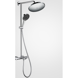 【省1341元】家居水龙头_hansgrohe 汉斯格雅 27214007 双飞雨 恒温花洒套装 旗舰款 双飞雨280顶喷+手持升级境雨多少钱 ...