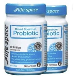 【省172.1元】益倍适基础健康_life space 益倍适 澳洲lifespace成人广谱益生菌养护肠道60粒*2瓶多少钱-什么值得买
