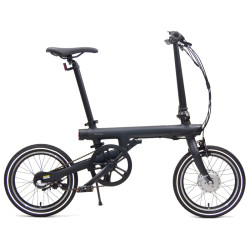【省280元】助力自行车_QICYCLE 骑记 超轻电助力折叠自行车（F2整车经典黑+白色头盔）多少钱-什么值得买