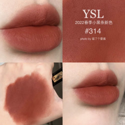 唇膏口红_YVES SAINT LAURENT 圣罗兰 YSL圣罗兰小黑条唇膏口红314/301/302/305/313/315 小金条 ...