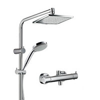 汉斯格雅境雨手持（节水版与非节水版）开箱实测_花洒_什么值得买