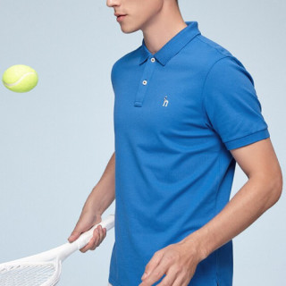 HAZZYS 哈吉斯 男士短袖POLO衫 ASTZE01BE10Y 蓝色 175/96A【报价 价格 评测 怎么样】 -什么值得买