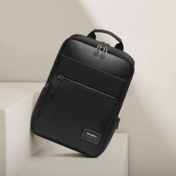 【省100元】新秀丽电脑包_Samsonite 新秀丽 HEVES系列 14英寸双肩电脑包 TT0 001 黑色多少钱-什么值得买