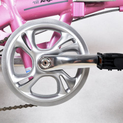 GOGOBIKE折叠车_GOGOBIKE 12寸男女式成人学生小型迷你便携超轻铝合金小轮GOGO折叠自行车 12寸铝仙子 黑红多少钱-什么值得买