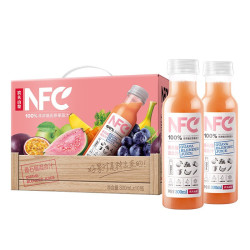 农夫山泉NFC果汁_NONGFU SPRING 农夫山泉 NFC果汁饮料 100%NFC番石榴混合汁300ml*10瓶 礼盒多少钱-什么值得买