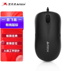 家用鼠标_A4TECH 双飞燕 WM-100 有声版 有线鼠标 1000DPI 黑色多少钱-什么值得买