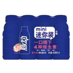 维生素功能饮料_Mizone 脉动 桃子口味迷你小瓶400ML*8瓶低糖维生素饮品运动功能饮料便携多少钱-什么值得买
