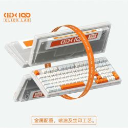 【省103元】98键盘_滑雪三模机械键盘 Click lab CL98机械键盘GASKET结构热插拔RGB三模2.4G子芒多少钱-什么值得买