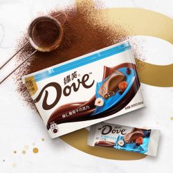 dove巧克力_Dove 德芙 榛仁葡萄干巧克力 分享碗装 243g多少钱-什么值得买