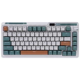 SP-Star D82 PRO 82键 2.4G蓝牙 多模无线机械键盘 白紫 粉轴 RGB【报价 价格 评测 怎么样】 -什么值得买