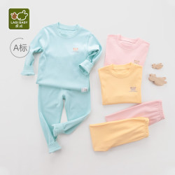 拉比亲子装_LABI BABY 拉比 官方旗舰儿童秋衣套装全棉婴儿打底内衣套装男女宝宝家居睡衣多少钱-什么值得买
