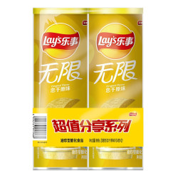 乐事膨化食品_Lay's 乐事 无限薯片 原味 104g*2多少钱-什么值得买