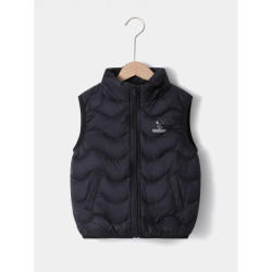 【省138元】史努比男童装_SNOOPY 史努比 捡漏价）史努比新款韩版儿童羽绒马甲白鸭绒 黑色 110cm多少钱-什么值得买