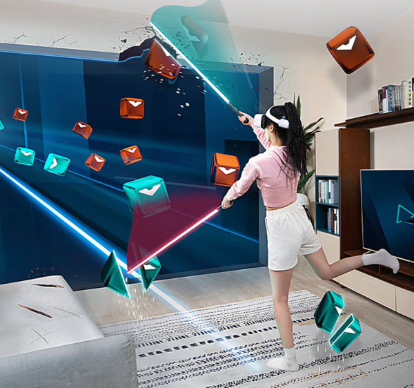 VR设备_3000吋4K巨幕，VR交互新体验 | 奇遇Dream Pro VR一体机-什么值得买