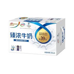 伊利脱脂牛奶_yili 伊利 臻浓牛奶 250ml*16盒/箱 营养早餐伴侣 麦片伴侣 礼盒装多少钱-什么值得买