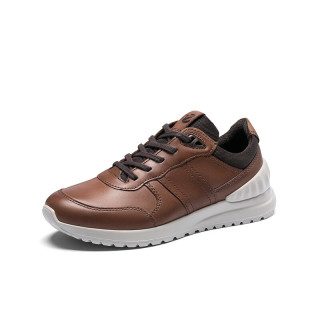 ecco 爱步 雅跃轻巧系列 男士低帮休闲鞋 50375402014 棕色 46【报价 价格 评测 怎么样】 -什么值得买