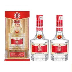 五粮液白酒_WULIANGYE 五粮液 52度浓香型精酿喜酒粮食酒白酒双支礼袋装多少钱-什么值得买