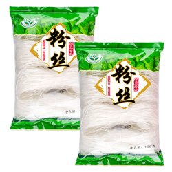 富昌南北干货_富昌 龙口好粉丝188g*2袋粉丝招远特产凉拌火锅蒜蓉米线米粉多少钱-什么值得买