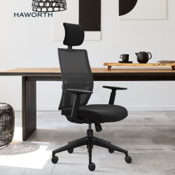【省920元】海沃氏电脑椅_HAWORTH 海沃氏 Aloha Easy Executive 人体工学座椅电脑椅 带头枕多少钱-什么值得买