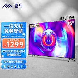 雷鸟液晶电视_FFALCON 雷鸟 鹏6SE 43英寸4K超清彩电 2 32G大内存远场语音智能平板电视机多少钱-什么值得买