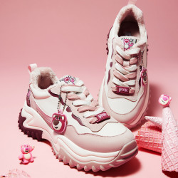 热风女士休闲鞋_hotwind 热风 2022年冬季新款休闲运动鞋保暖加绒老爹鞋女多少钱-什么值得买