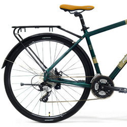 美利达公路车_MERIDA 美利达 美利達（MERIDA） 探索者City 24速 平把休闲 卡宴绿 700*47 （建议身高170 ...