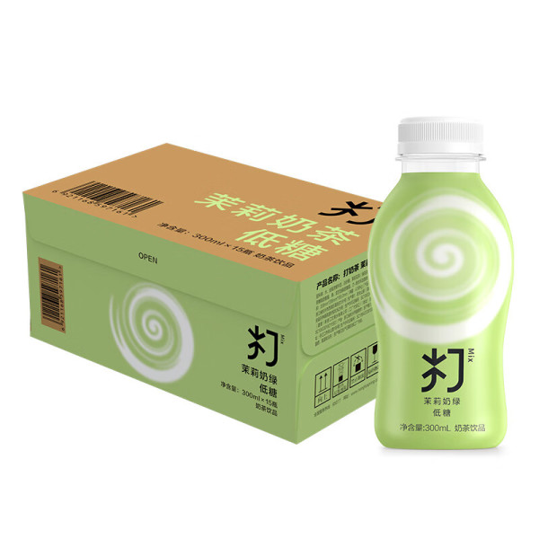 NONGFU SPRING 农夫山泉 打奶茶 低糖 茉莉奶绿 300ml*15瓶【报价 价格 评测 怎么样】 -什么值得买