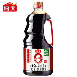海天酱油食醋_海天 0添加金标生抽特级 1.28L*1瓶多少钱-什么值得买