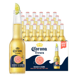 【省49.8元】科罗娜啤酒_Corona 科罗娜 拉格啤酒 果啤 海盐番石榴口味 墨西哥275ml*24瓶 啤酒整箱装多少钱-什么值得买