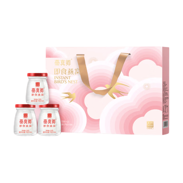 DEEJ 东阿阿胶 燕真卿 即食燕窝 70g*15瓶 礼盒装【报价 价格 评测 怎么样】 -什么值得买