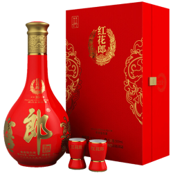 【省270元】郎酒白酒_LANGJIU 郎酒 红花郎15 53%vol 酱香型白酒 500ml 单瓶礼盒装 赠红花郎小酒多少钱-什么值得买