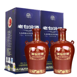 【省221元】年货白酒_汾酒 老白汾酒 封坛15 53%vol 清香型白酒 475ml*2瓶 双支装多少钱-什么值得买