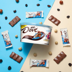 德芙糖果巧克力_Dove 德芙 榛仁葡萄干巧克力 243g多少钱-什么值得买