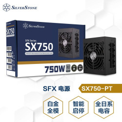 银欣电脑电源_SILVER STONE 银欣 SX750-PT 白金牌（92%）全模组SFX电源 750W多少钱-什么值得买