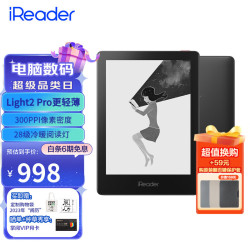 【省119元】掌阅平板电脑_iReader 掌阅 Light 2 Pro 6英寸墨水屏电子书阅读器 WIFI 16GB 黑色多少钱-什么值得买