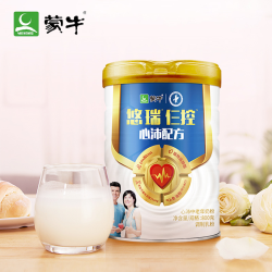 蒙牛成人奶粉_MENGNIU 蒙牛 悠瑞仨控心沛配方奶粉800g*2罐老人胆固醇高对心脏好牛奶粉多少钱-什么值得买