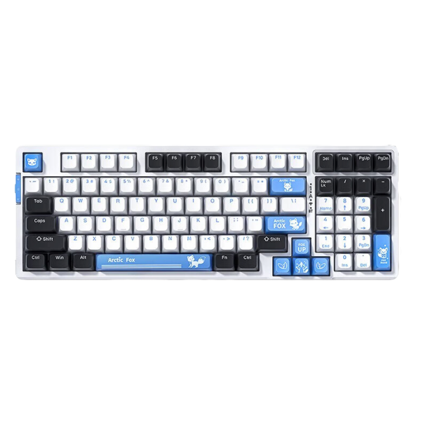 VGN V98 Pro 97键 2.4G蓝牙 多模无线机械键盘 极地限定款 极地狐轴 RGB【报价 价格 评测 怎么样】 -什么值得买